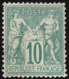 France # 68 - 1876 Unused, VF